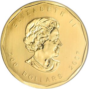 Coin: 200 Dollars (Maple Leaf) (Canada(1980~2024 - Bullion Coinage) Col ...