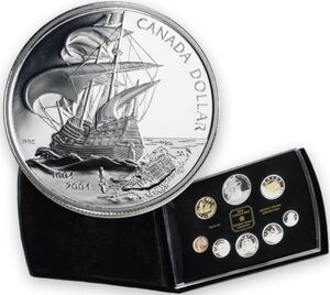 Moeda: 1 Dollar (First French Settlement in America) (Canadá(2003~2023 ...