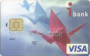 Bank Card: IBank Visa Origami - 08/11 (Investbank PLC, BulgariaCol:BG ...
