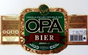 Drink Label: Opa Bier Ale (Cervejaria Joinville Ltda., BrazilCol:BR ...