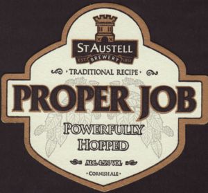 Beer Coaster: Proper Job (St. Austell Brewery Co. Ltd., United Kingdom ...