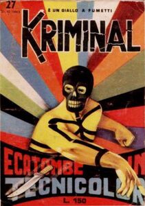 Comic: Ecatombe in tecnicolor (Italy(Kriminal (KRI)) Col:IT-KRI-027 📚