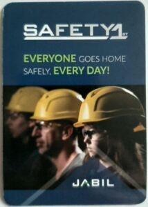 Pocket Calendar: Jabil SAFETY1st. (Hungary(Safety first) Col:HU-2019 ...