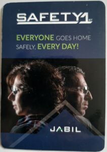 Pocket Calendar: Jabil SAFETY1st. (Hungary(Safety first) Col:HU-2019 ...
