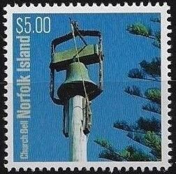 Stamp: 'Church Bell', Norfolk Island (Norfolk IslandMi:NF 1169,Sn:NF ...