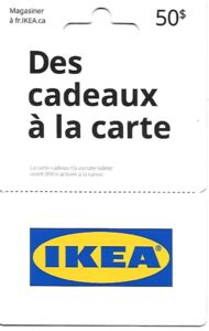 Gift Card: Retail Display Card (Ikea, Canada(Ikea) Col:CA-Ikea-057-F-19