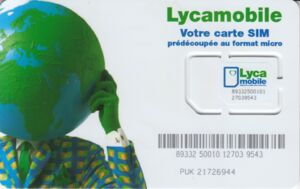 Phonecard: Lycamobile - Votre carte SIM (Mobile France, France(Lyca ...
