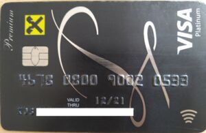 Bank Card: Visa Platinum Premium (Raiffeisen Bank Aval, UkraineCol:UA ...