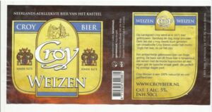 Drink Label: Croy Weizen (Brouwerij Croy Bier, NetherlandsCol:NL-BEER ...