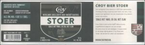Drink Label: Croy Stoer (Brouwerij Croy Bier, NetherlandsCol:NL-BEER-013431
