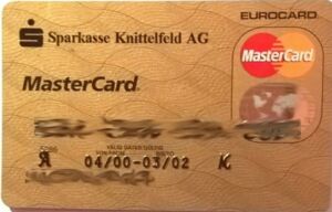 Tarjeta de Banco: MasterCard Eurocard (Sparkasse Knittelfeld AG ...