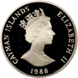 Moneda: 5 Cents (Cray Fish (Prawn)) (Islas Caimán(1987~1990 - 2nd ...