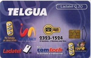 Phonecard: Telgua & Parters (Telgua - Ladatel, Guatemala(Chip Cards ...