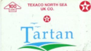 Phonecard: Texaco North Sea UK Co. - Tartan (Blue Text) (Oil Rigs ...