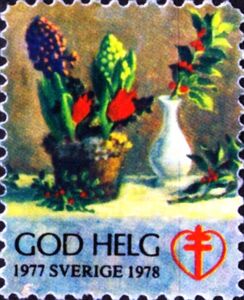 Stamp: God Helg 1977/78 (Sweden: Cinderella Stamps(Tuberculosis Charity ...