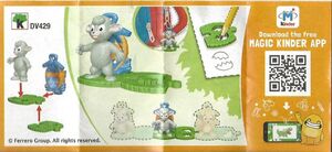 Meal Toy: Sheep (Kinder Surprise, Europe) (Kinder - Easter) Col:DV429