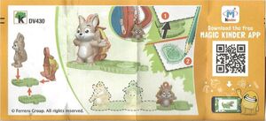 Meal Toy: Squirrel (Kinder Surprise, Europe(Kinder - Easter) Col:DV430