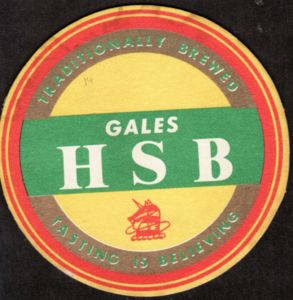 Beer Coaster: Gales HSB (George Gale & Co. Brewery, United Kingdom of ...