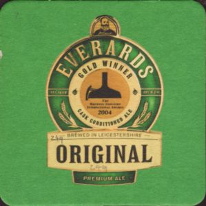 Beer Coaster: Everards (Everards, United Kingdom of Great Britain ...