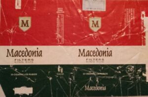 Cigarette Pack: Macedonia (ArgentinaCol:AR-CT-0263