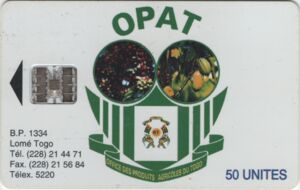 電話卡: Opat (Office des Postes et Télécommunications du Togo, 多哥(Chip ...
