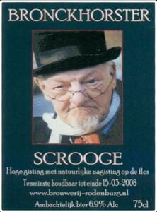 Drink Label: Bronckhorster Scrooge (Brouwerij Rodenburg, NetherlandsCol ...