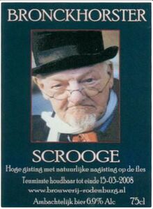 Drink Label: Bronckhorster Scrooge (Brouwerij Rodenburg, NetherlandsCol ...
