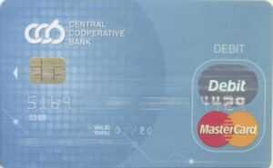 Bank Card: Central Cooperative Bank MasterCard Debit - 03/16 (Central ...