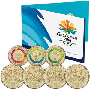 Coin: 1 Dollar (Set 2018 Gold Coast) (Australia(1966~Today - Mint sets)