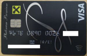 Bank Card: Visa Platinum Premium (Raiffeisen Bank Aval, UkraineCol:UA ...