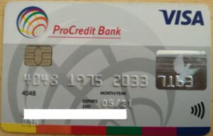 Bank Card: ProCredit Bank 0317 (ProCredit Bank, UkraineCol:UA-VI-0078.09
