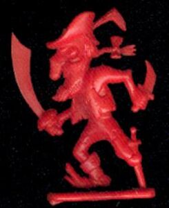 Meal Toy: Scarface - red (Cereal Toys, Worldwide(Crazy Pirates) Col:KEL ...