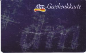 Geschenkkarte: dm (purple) (dm-drogerie markt, Deutschland ...