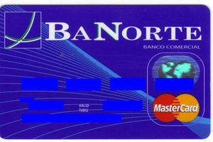 Tarjeta de Banco: BaNorte (BaNorte, Venezuela) Col:VE-MC-0104