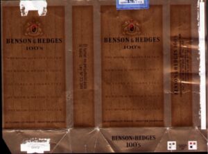 Cigarette Pack: Benson & Hedges 100's (Argentina(Benson & Hedges 100's ...