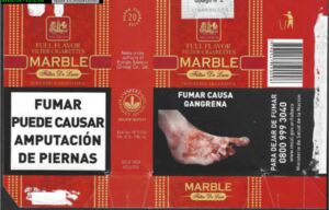 Cigarette Pack: Marble (ArgentinaCol:AR-CT-0299