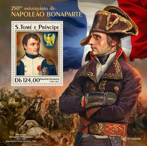 Stamp: 250th Anniversary of the Birth of Napoleon Bonaparte (São Tomé ...