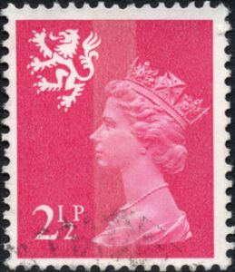 Stamp: Queen Elizabeth II - 2½p Machin Portrait (United Kingdom ...