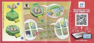 Meal Toy: Green (Kinder Surprise, Europe(Kinder - Go Move - Memory) Col ...
