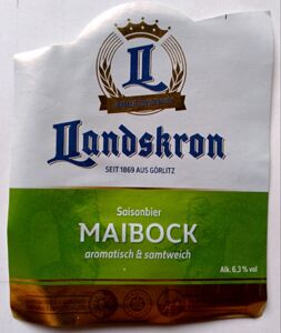 Drink Label: Landskron Maibock (Landskron Brauerei Gorlitz GmbH, Germany, Federal RepublicCol:DE ...