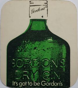 Beer Coaster: Gordon's (Diageo USVI, United Kingdom of Great Britain ...