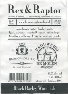 Drink Label: Rex & Raptor (Brouwerij Rodenburg, NetherlandsCol:NL-BEER ...