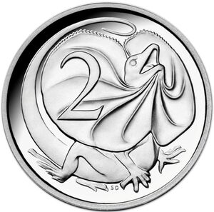 Coin: 2 Cents (Frill-necked Lizard) (Australia(1970~Today - Numismatic ...