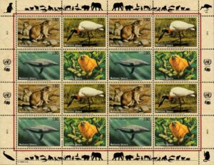 Stamp: Endangered Species (II) (UNO Geneva(Endangered Species) Mi:NT-GE ...