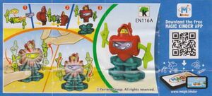 Meal Toy: Red (Kinder Surprise, Worldwide(Joy - Robots) Col:EN116A