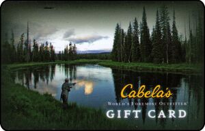 Gift Card: Lake (Cabela's, United States of America(Cabela's) Col:US ...