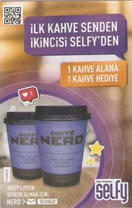 Gift Card: İlk Kahve Senden İkincisi Selfy'den (Caffé nero, Türkiye (Turkey)(Caffe Nero) Col:TR ...