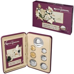 Coin: Various Dollars (Set 2008 Baby Proof - Magic Pudding) (Australia(1995~Today - Baby proof sets)