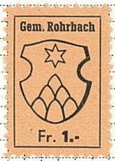 Stamp: Rohrbach (Switzerland: Revenue Stamps(Revenue - Rohrbach) Col:CH ...