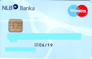 Bank Card: Nlb Maestro (NLB Banka, SerbiaCol:RS-MS-0001